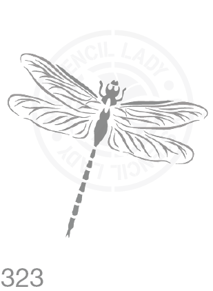 dragonfly stencil template