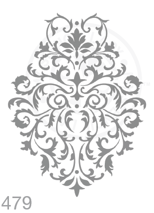 printable damask stencil
