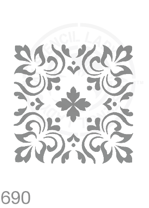 tile pattern stencil