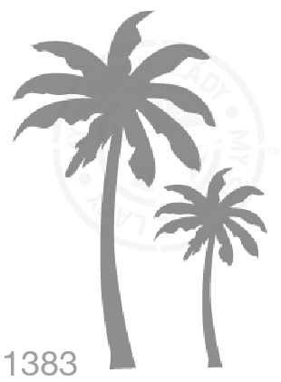 palm tree stencils