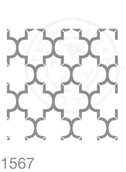 Simple Moroccan Stencil Patroonstencil Moroccan Trellis