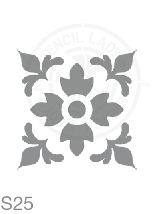 simple stencil pattern design