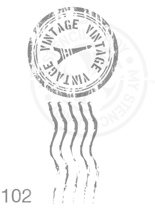 Australian Made Stencils My Stencil Lady Vintage Postal Stamp Paris102