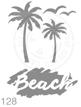 Beach Ocean Seaside Stencil 128 Reusable Stencils and Templates – My ...