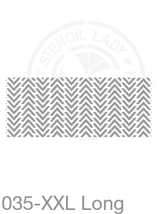 Printable Chevron Stencil Craft