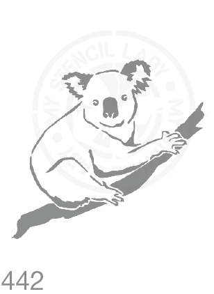 Australian Stencils | High Quality | My Stencil Lady | Koala 442