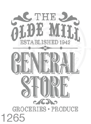 General Store Sign Template