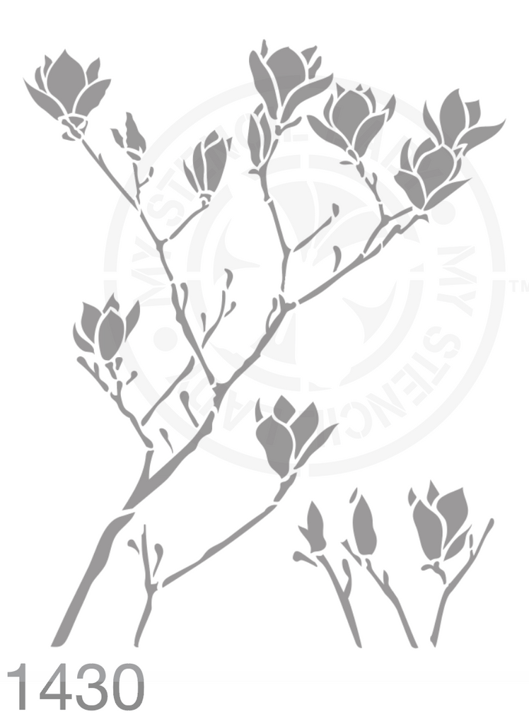 My Stencil Lady | Australian Made | Magnolia Flowers