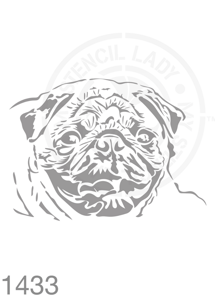 My Stencil Lady | Australian Made | Pugs | Dogs and Animals
