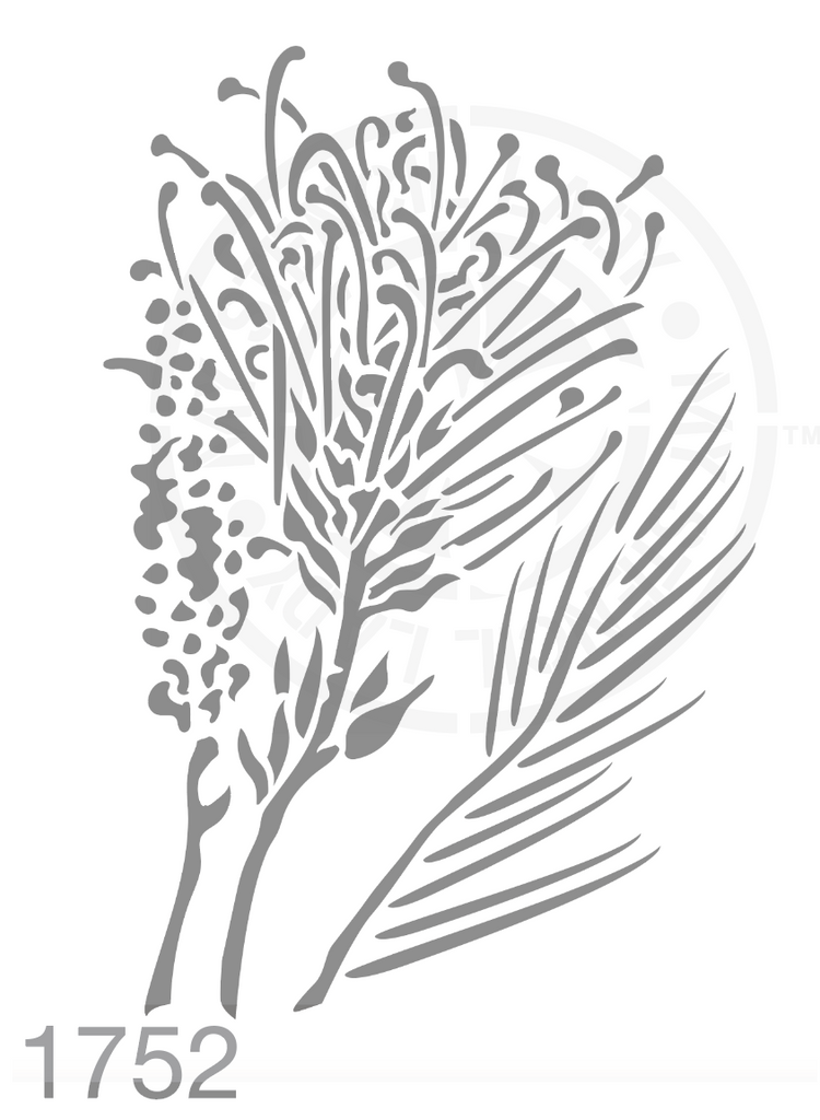 My Stencil Lady | Australian Grevillea Flowers | Reusable Stencils